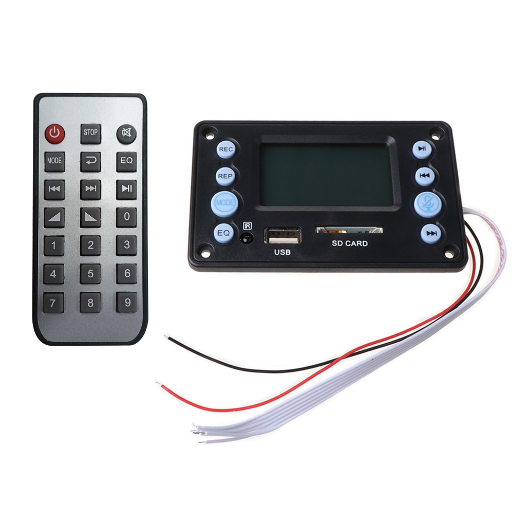 CIYISON for 5V MIC Port Bluetooth-compatible MP3 Board Module USB WAV ...