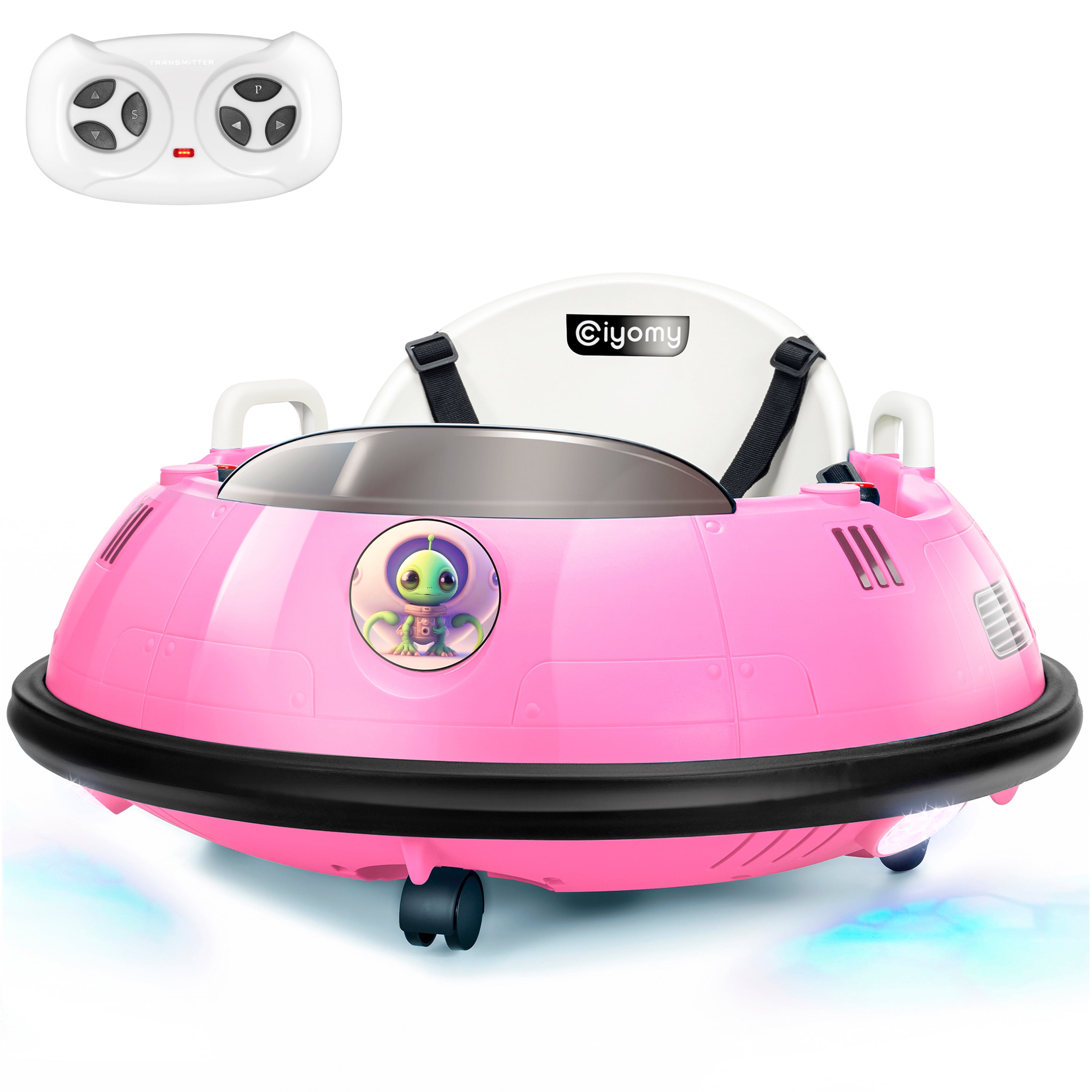 CIYOMY 6V Electric Bumper Car for Kids & Toddlers,Ride On Unique Design ...