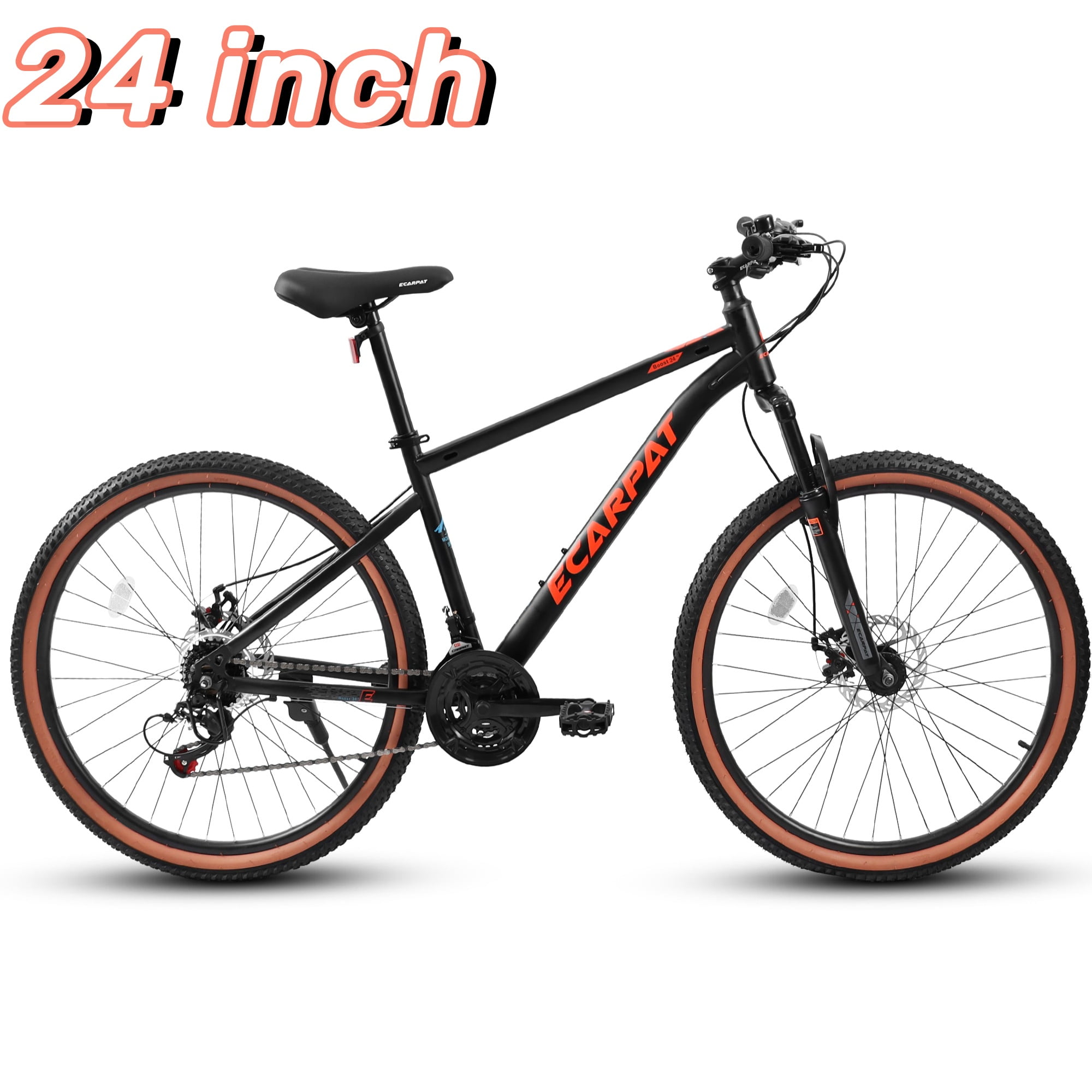 CIYOYO 24 inch Mountain Bike Bicycle for Adults, Shimano 21-Speed Bike ...