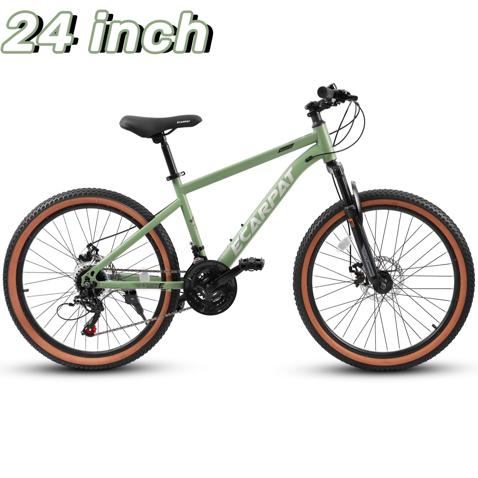 CIYOYO 24 inch Mountain Bike Bicycle for Adults, Shimano 21-Speed Bike ...