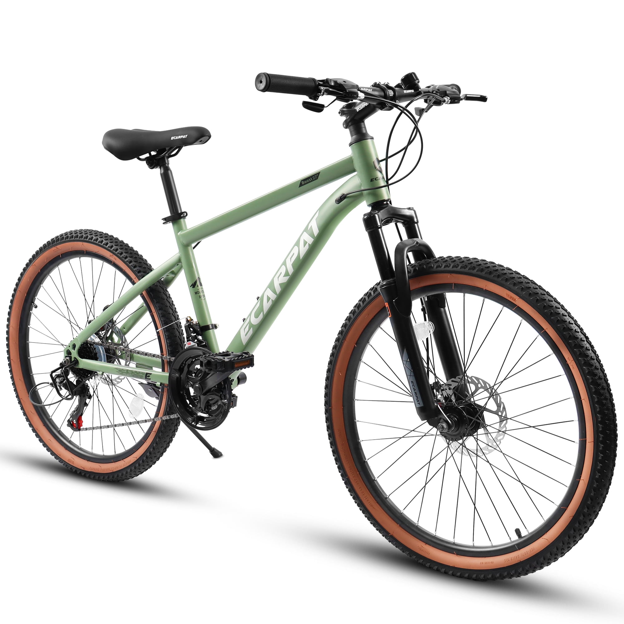 CIYOYO 27'' Full Trail MTN Bike for Adults, 21-Speed w/ Disc Brakes ...