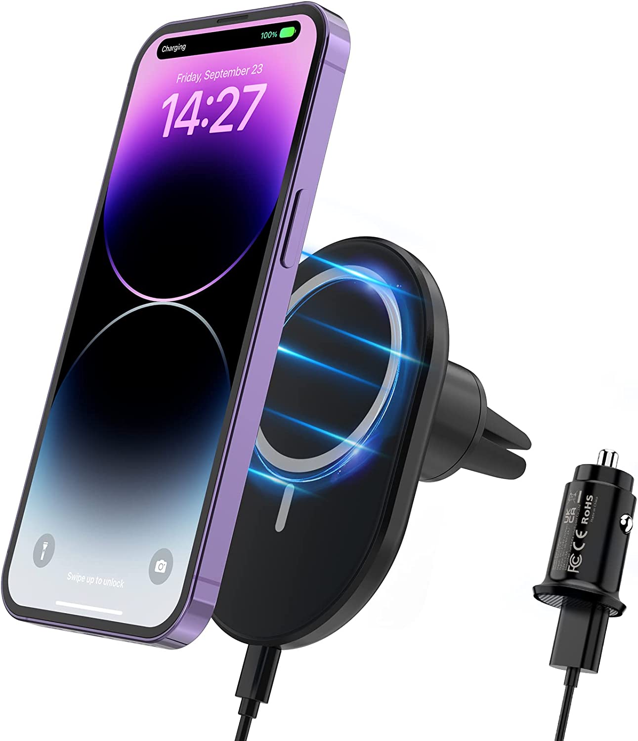 Scosche Magdv-xtsp1 Magic Mount 2-in-1 Universal Vent Magnetic Phone ...