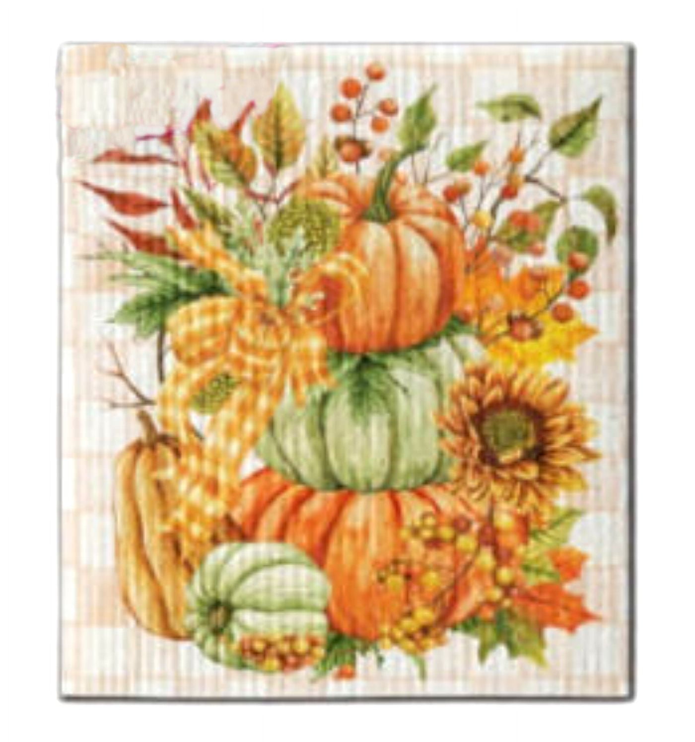 CJ Bella Dishcloth, Pumpkin Stack (CX9-077) - Walmart.com