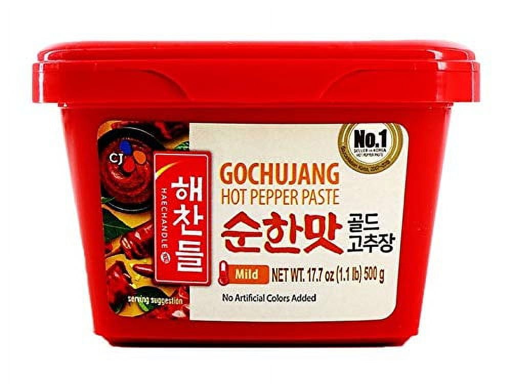 CJ Gochujang Hot Paste Gochujang Mild (순한맛), 2.2lb/1kg - Walmart.com