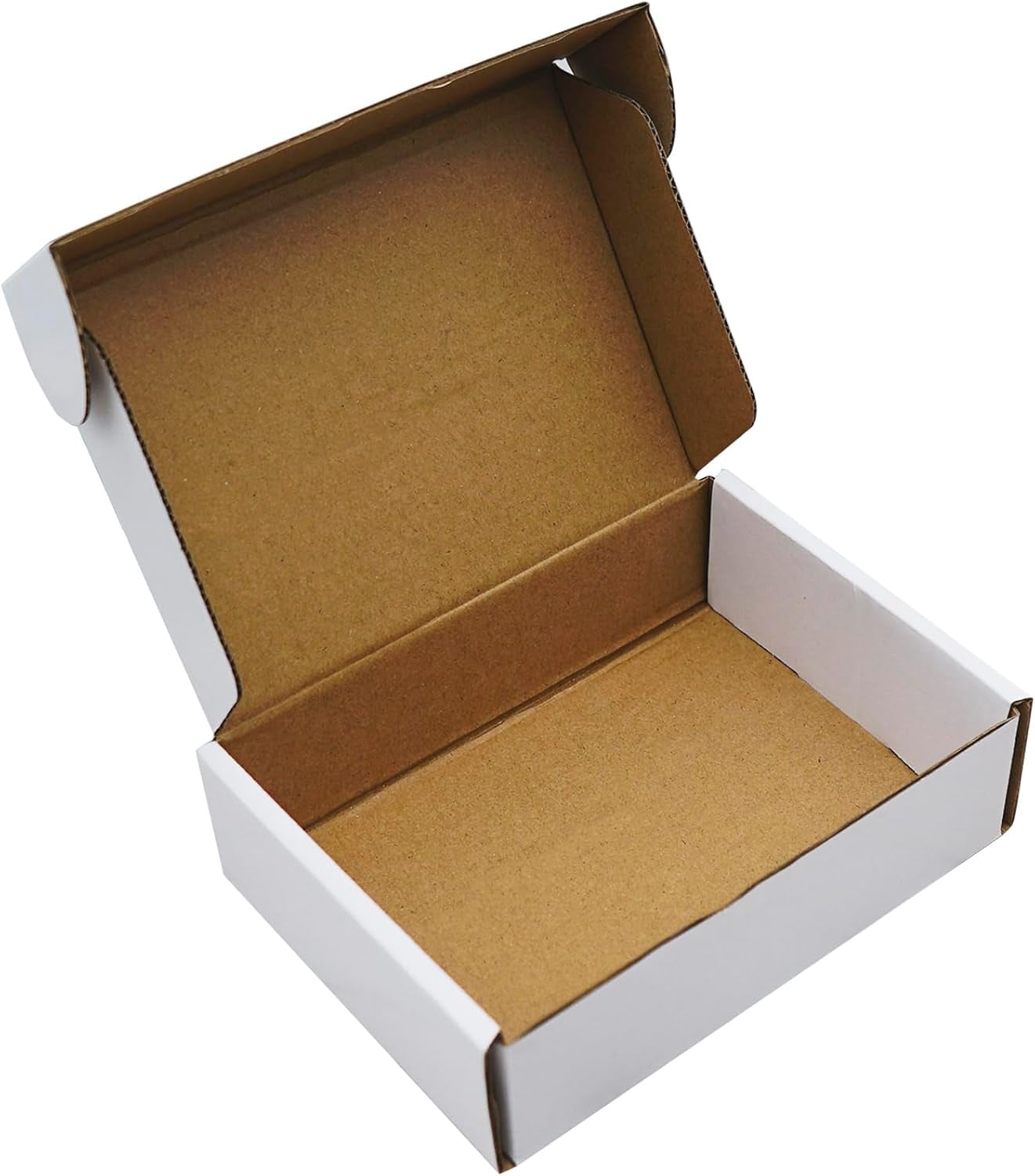 CJ Norva 25 Pcs 7x5x2 Inch Small White Shipping Boxes - Recyclable ...