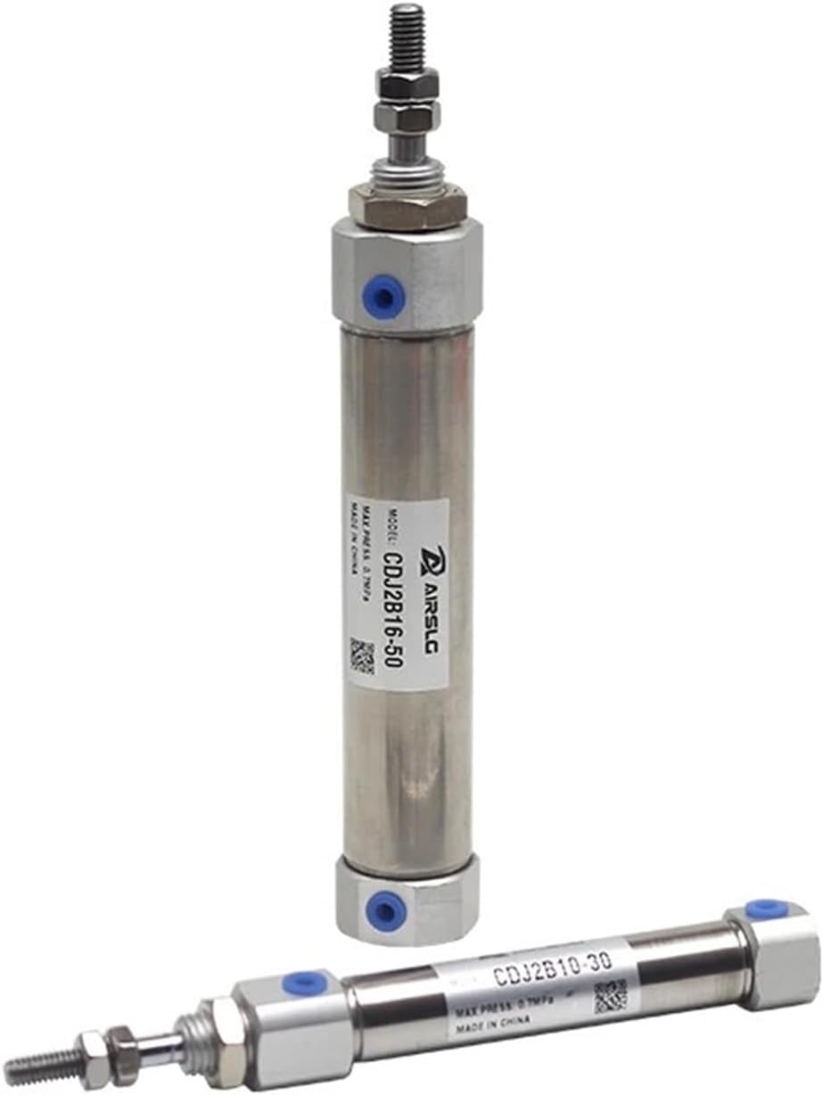 CJ2B Type Mini Pneumatic Cylinder Double Acting Single Rod 10mm 16mm Bore 5~200mm Stroke Air ...