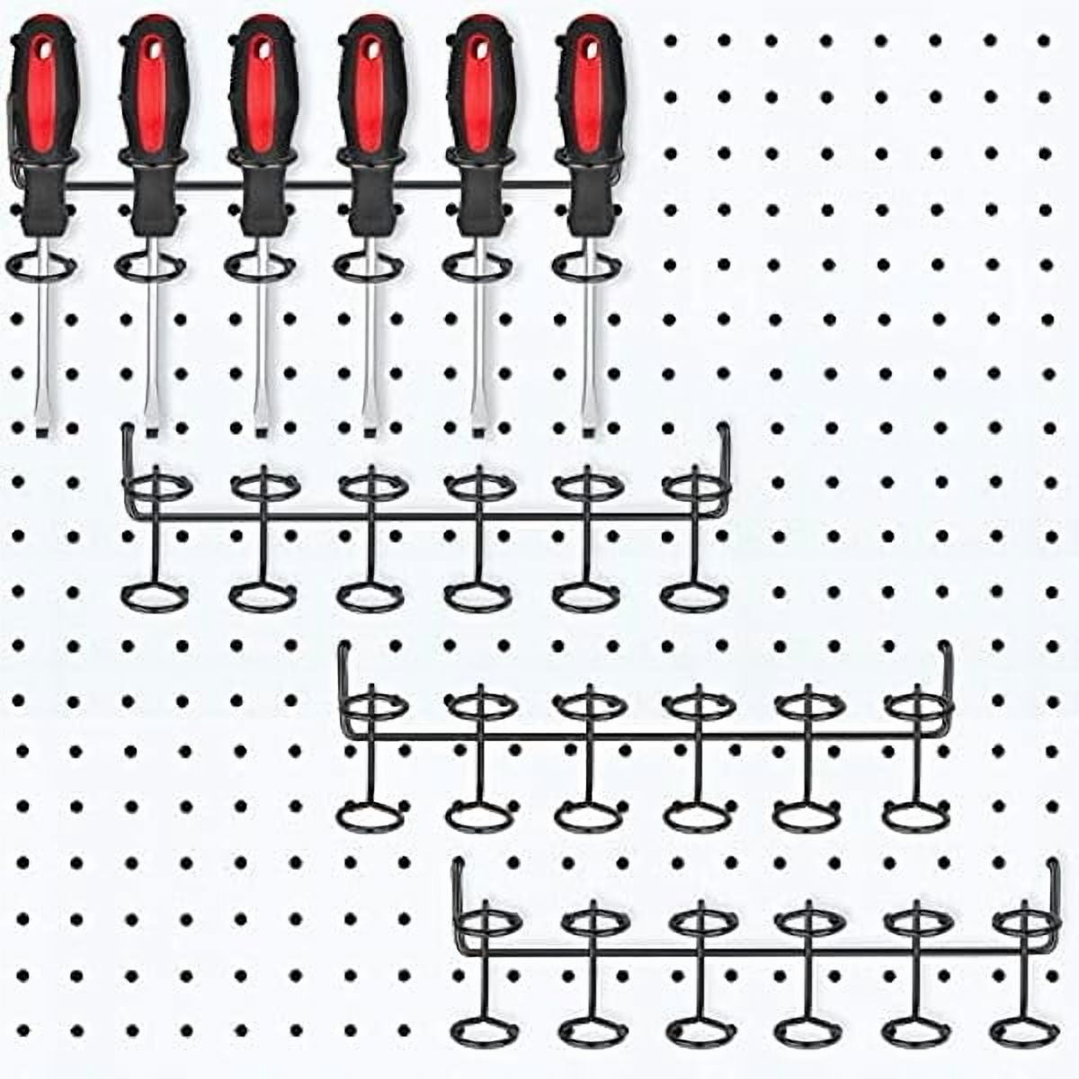 CJB Pegboard Screwdriver Holders Peg Board Organizer Accessories Multi ...