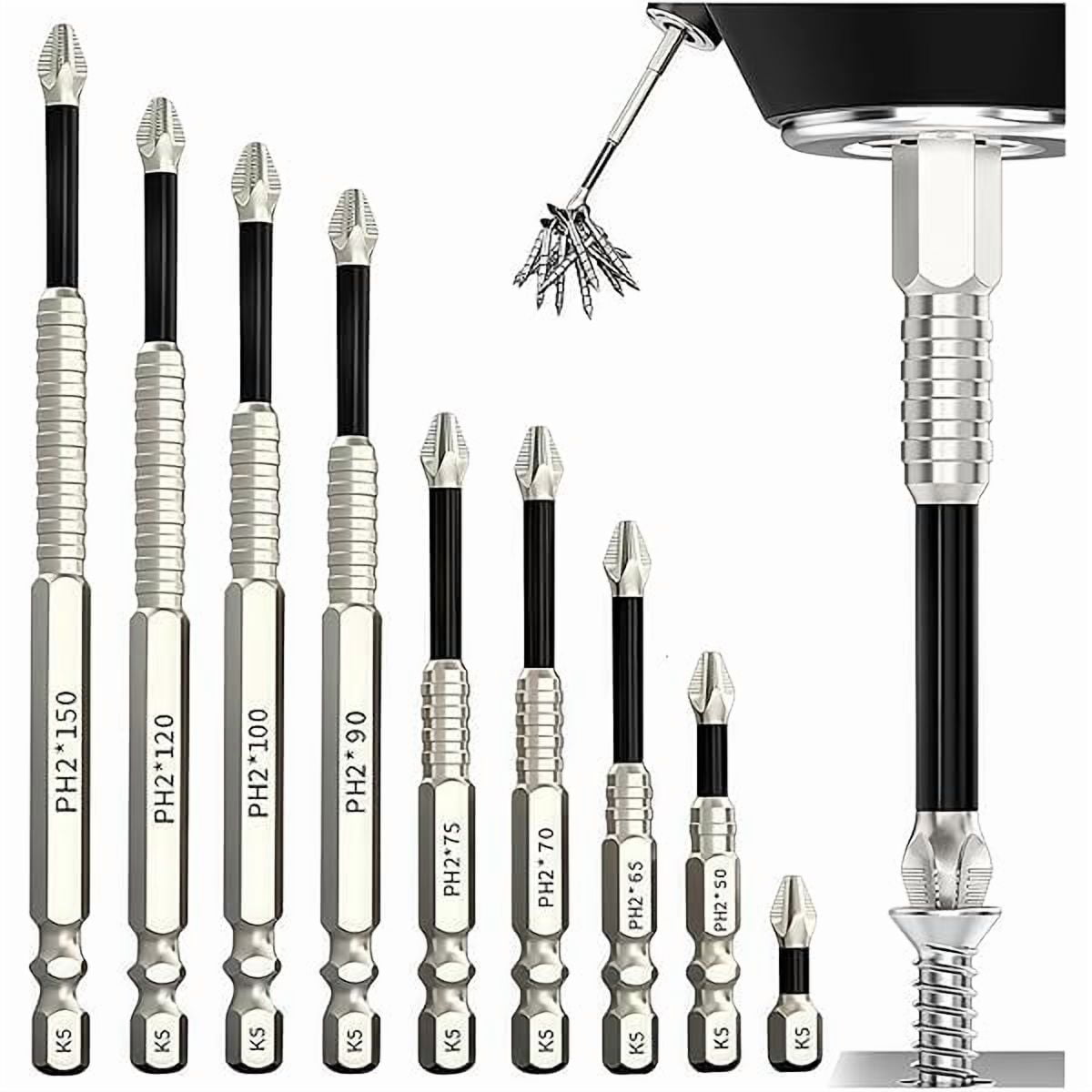 CJBHigh Magnetic Screwdriver Drill Bit Set, 2025 New Anti Slip Magnetic ...
