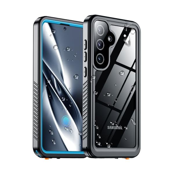 CJBZLC Designed for Samsung Galaxy S25 Case Waterproof, Built-in Lens ...