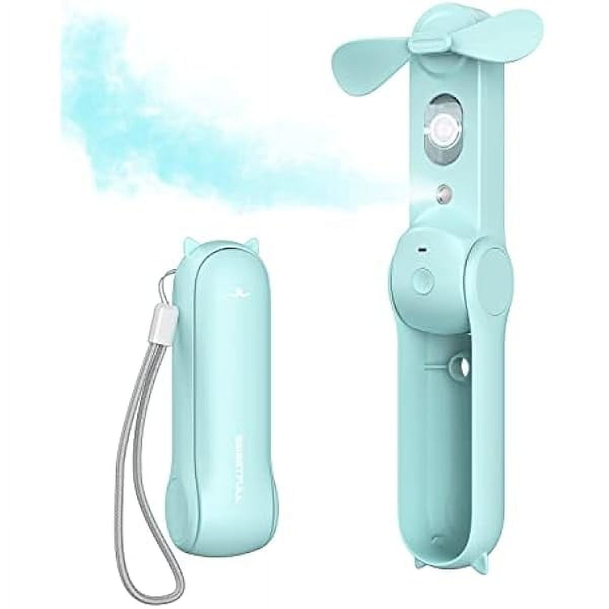 CJBZLCPCOO Portable Misting Fan, Handheld Personal Mister, Rechargeable ...