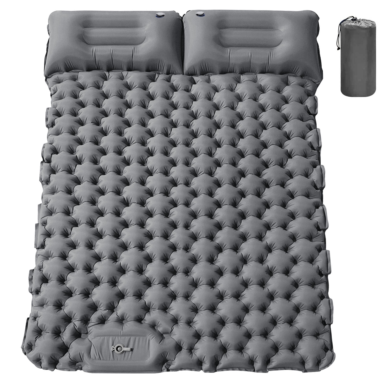 CJC 2 Person Camping Sleeping Pad, Inflatable Presser Foot Camping Mat ...