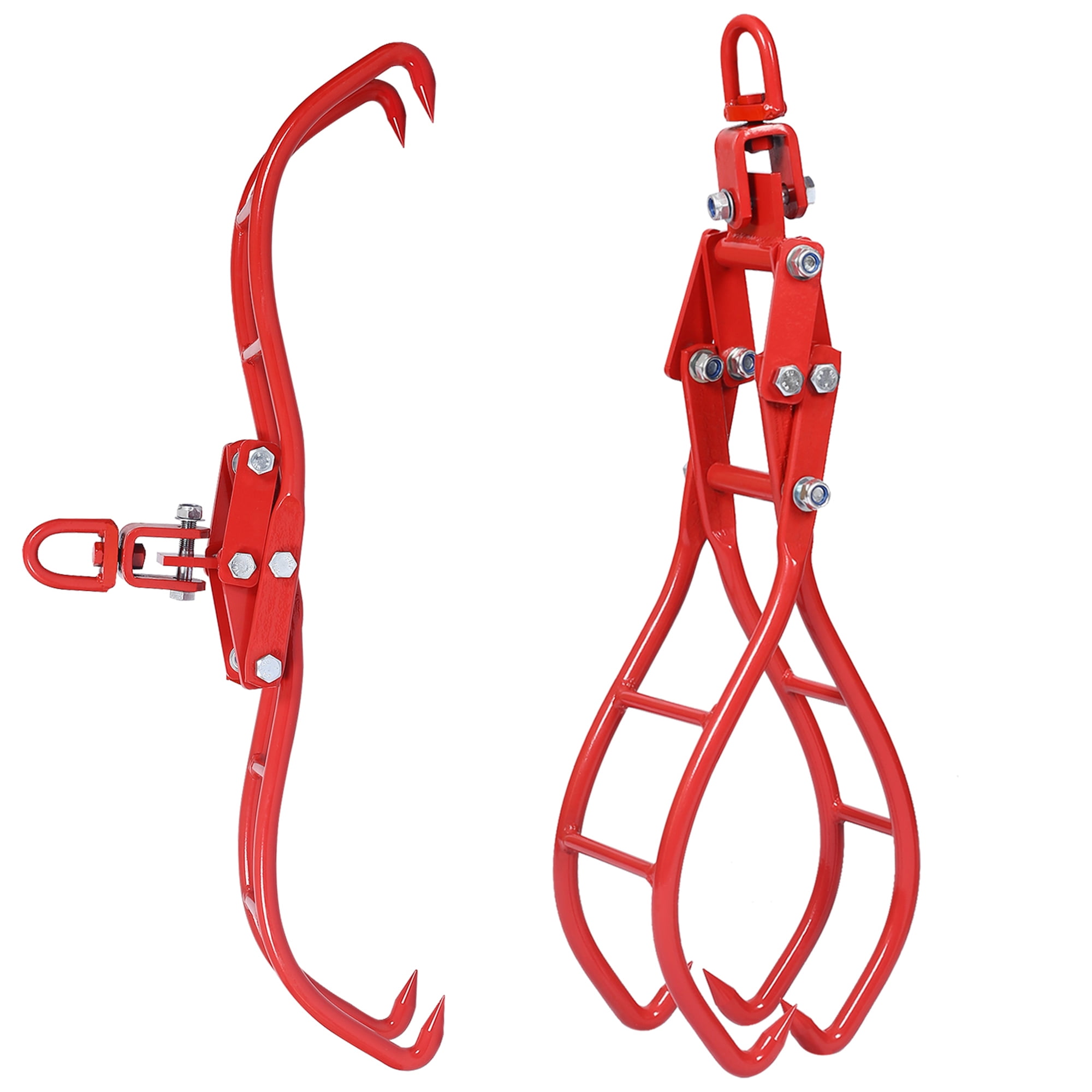 CJC 28" Log Tongs, 4 Claw Timber Log Lifting Logging Tongs Grabber ...