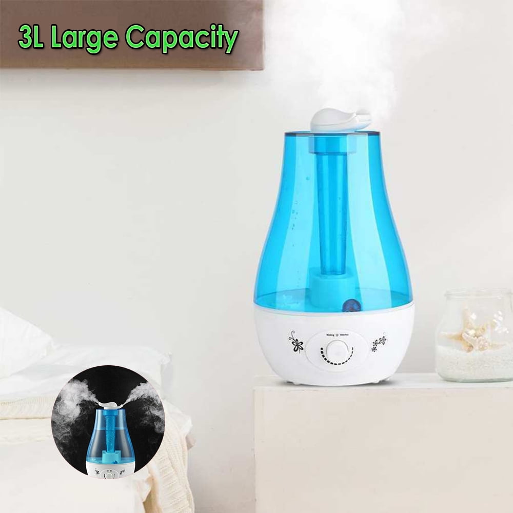 CJC 3L Cool Mist Humidifier Ultrasonic Air Humidifier Quiet Humidifier ...