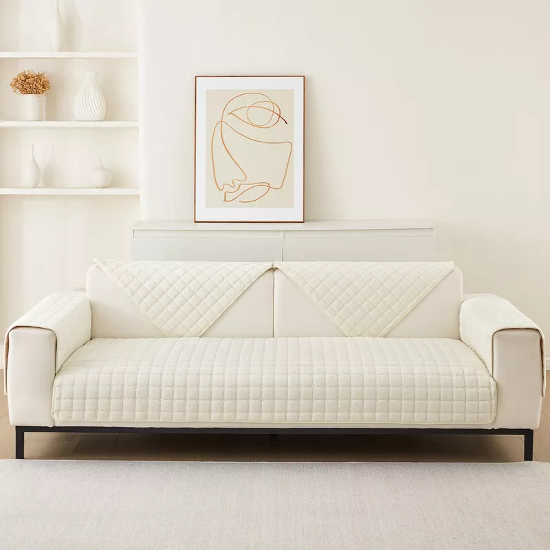 CJC Anti-Slip Sofa Slipcover Sectional Couch Pad for Kids Pets Soft ...