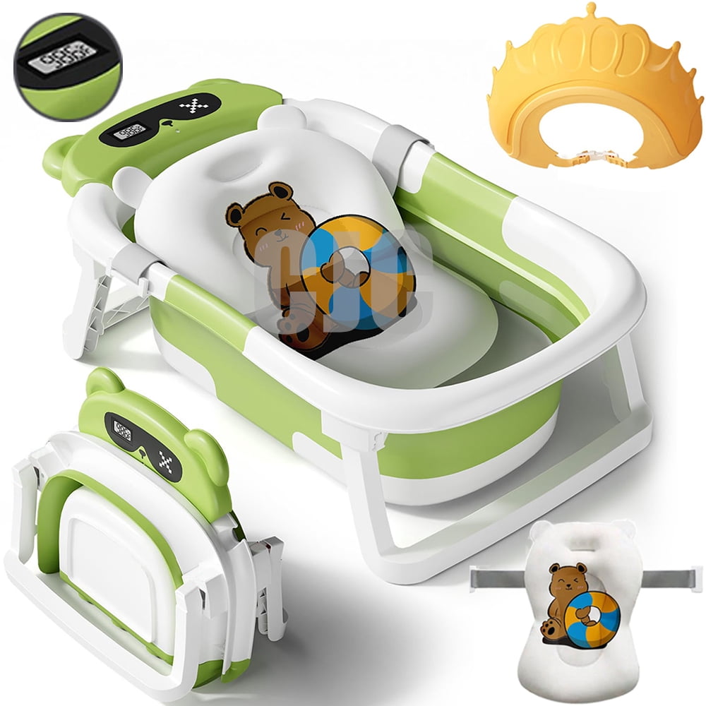 CJC Baby Bathtub Portable Baby Tub for Newborn to Toddler Durable Bath ...