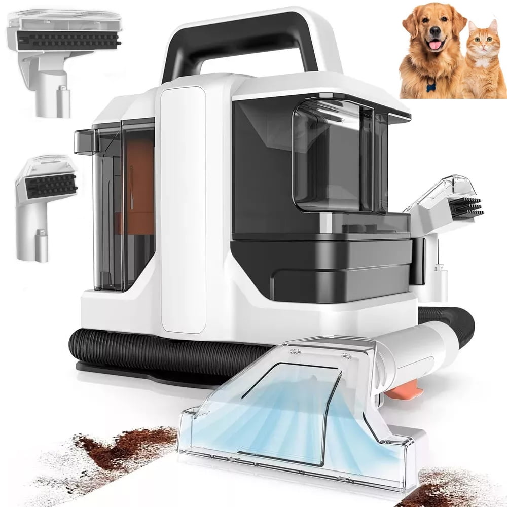 CJC Carpet Cleaner Machine 500W Portable Carpet Vacuum Cleaner 18 Kpa ...