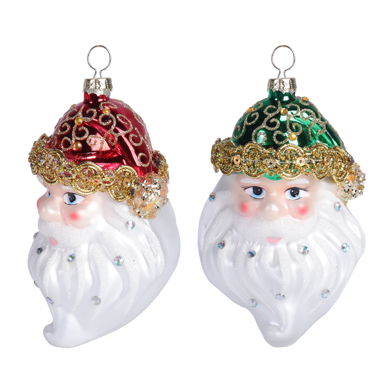 CJC Christmas Tree Ornaments Holiday Keepsake Gift Glass Christmas ...