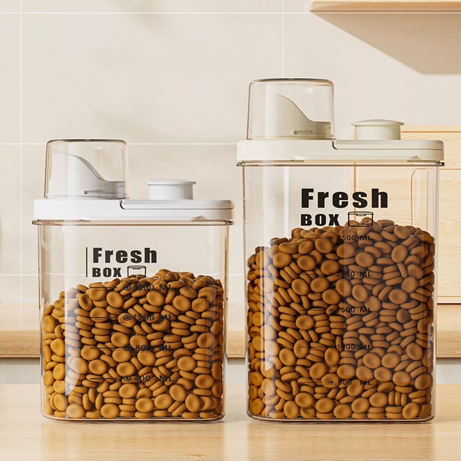 CJC Dog Food Container Moisture-proof Sealed Cans Food Storage Bin for ...