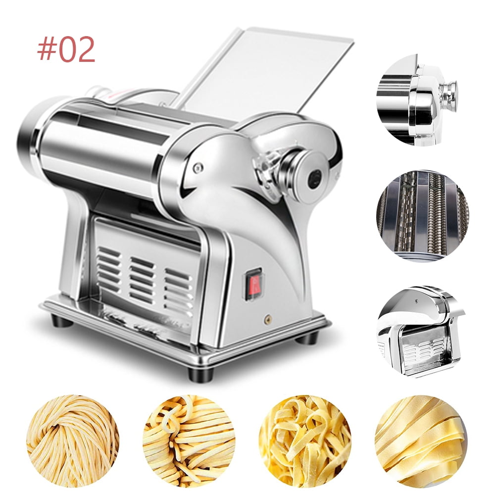 CJC 135W Electric Pasta Machine, Stainless Steel Noodle Maker for ...