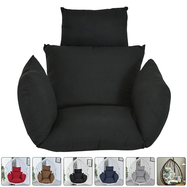 CJC Hanging Chair Cushion, Swing Egg Chair Cushion, Thicken Patio ...