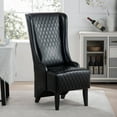 CJC High Wingback Accent Chair, Modern Wing Back Chair, Fabric Leisure ...