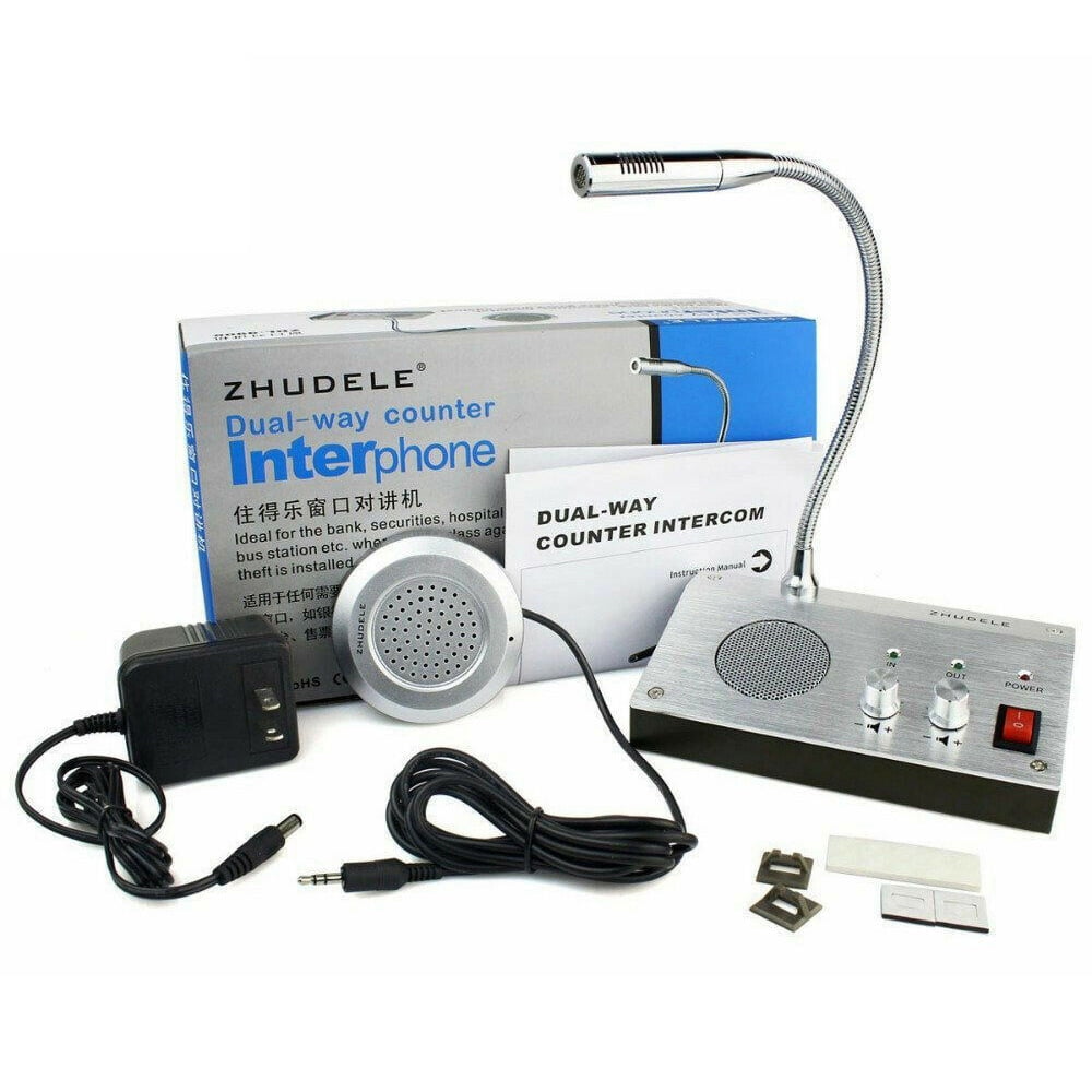 CJC Dual-Way Intercom System for Bank/Office/Store/Hospital/Security ...