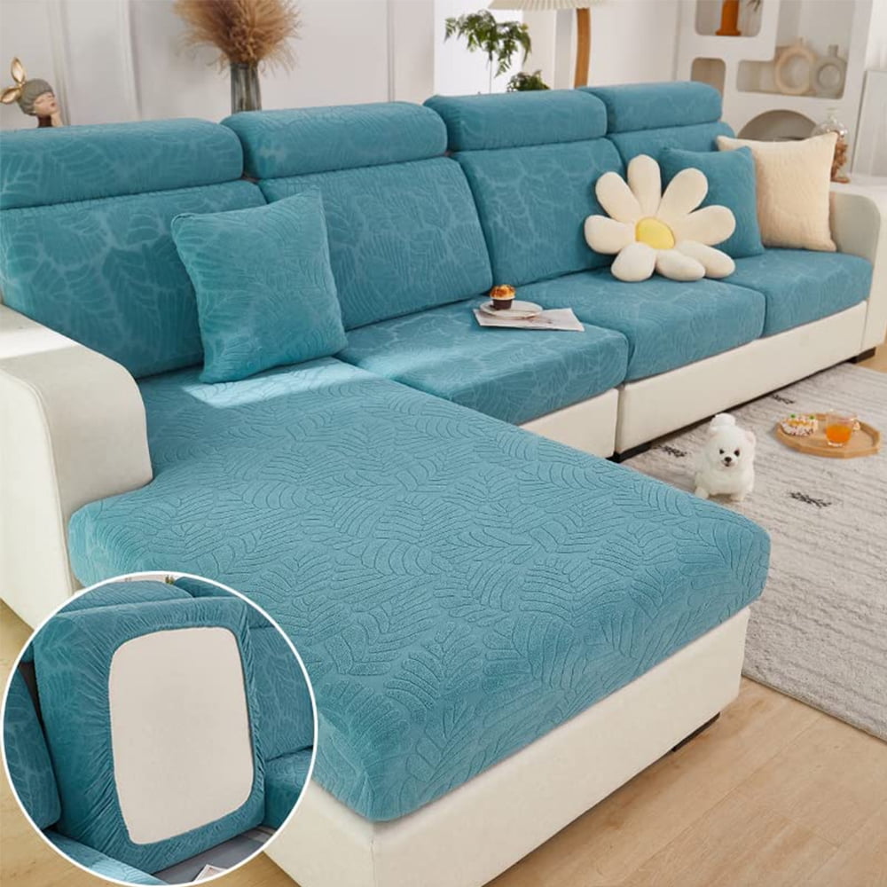 CJC L-Shaped Sectional Sofa Cover, Wear-Resistant Couch Cushion ...