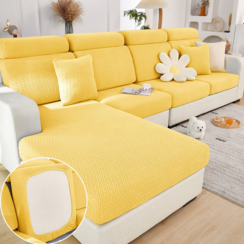 CJC L-Shaped Sofa Slip Cover, Wear-Resistant, Stretch Cushion Case ...