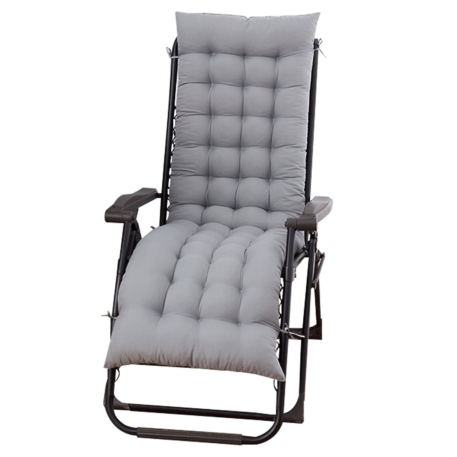 CJC Lounge Chaise Cushion Sun Lounger Mattress with Fixed Rope for ...