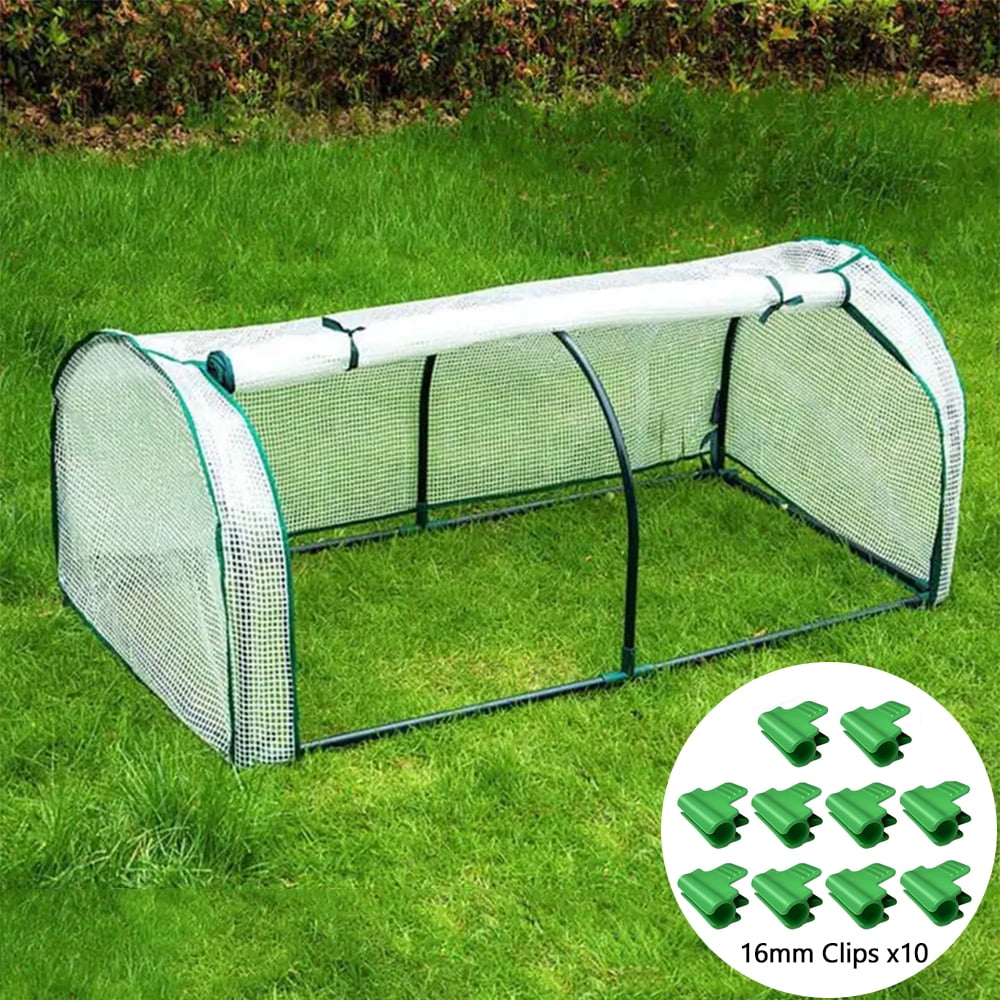 CJC Mini Green House Garden Outdoor Tunnel Plastic Grow Small Garden ...