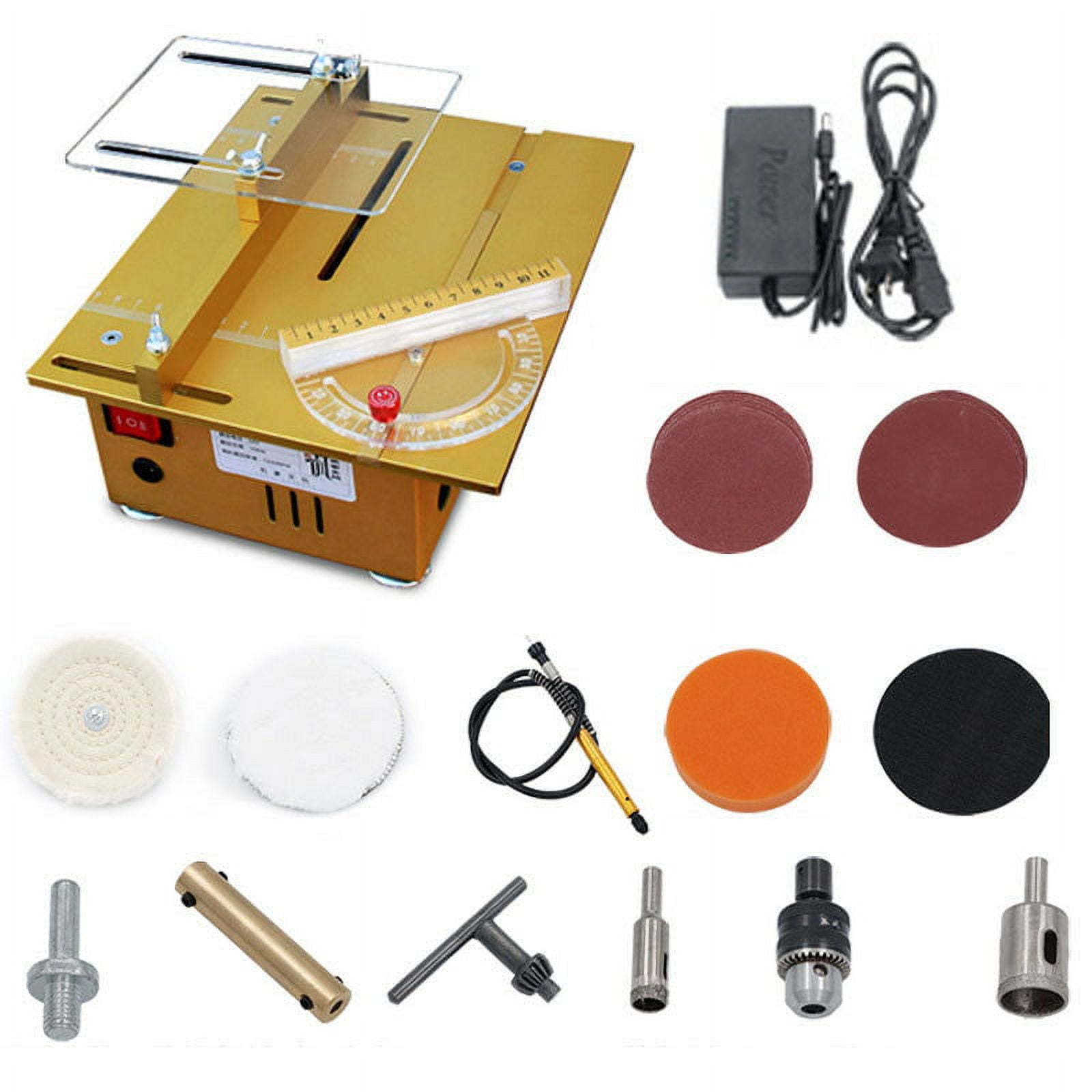 CJC Mini Table Saw Portable Cutting Machine Compact Tabletop Wood Saws ...