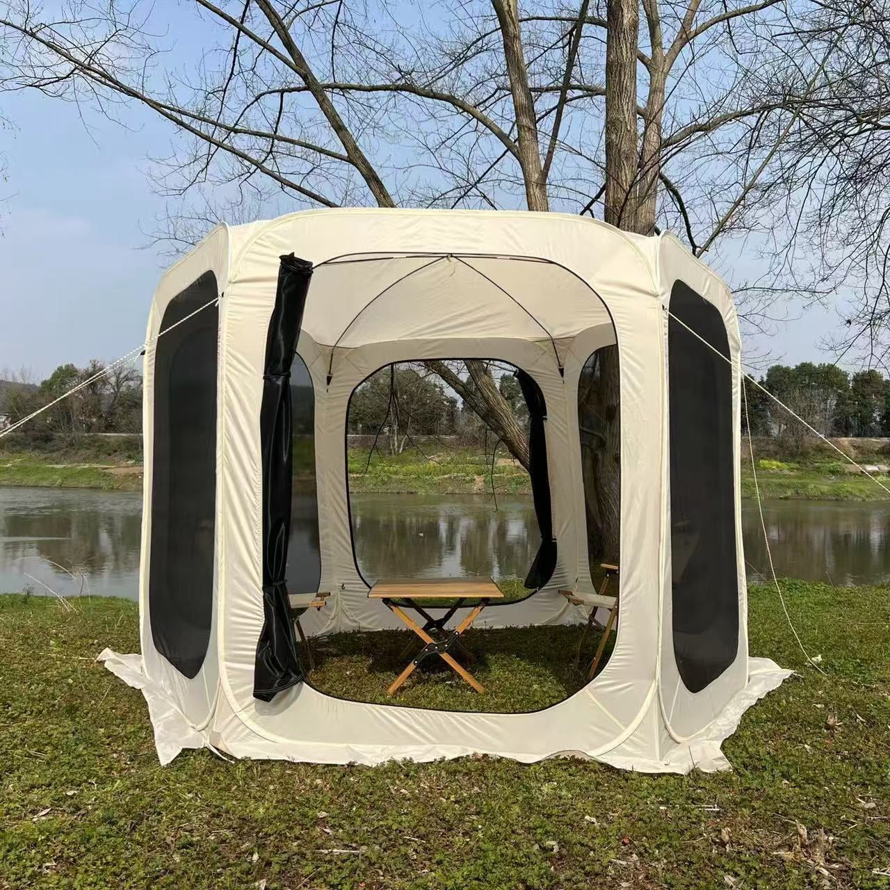 CJC Outdoor Sports Tent Pop Up Bubble Tent for 6-8 People Instant ...