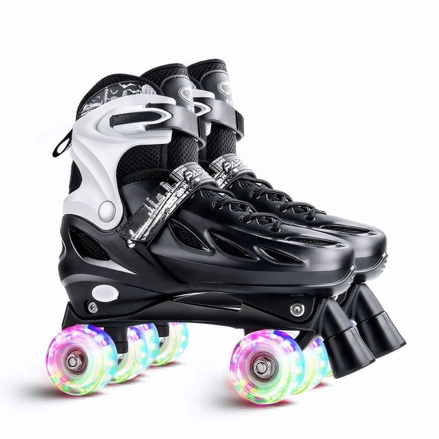 CJC Roller Skates Adjustable 4 Sizes for Kids Toddler Rollerskates with ...