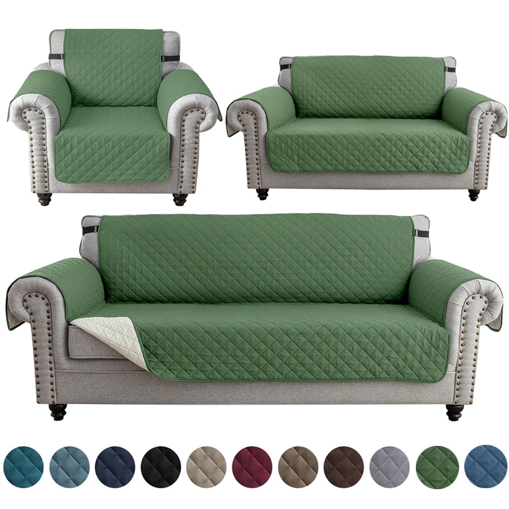 CJC Sofa Slipcover Reversible Couch Cover, Waterproof Tear Resistant ...
