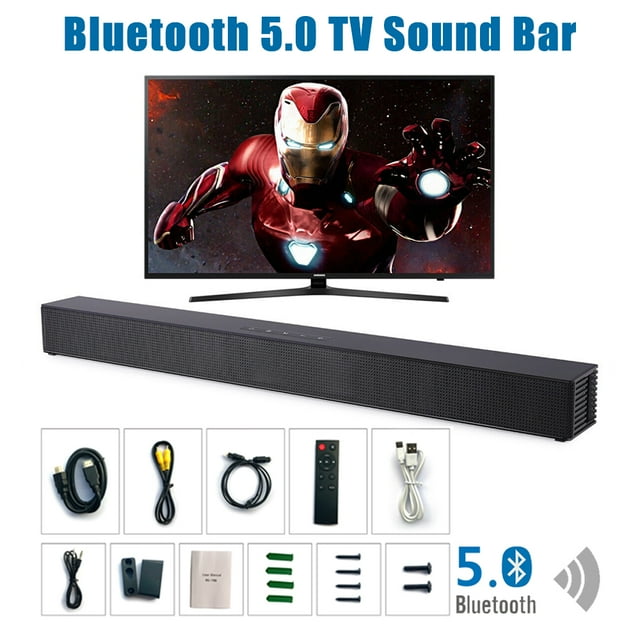 CJC Sound Bars for TV PC Gaming Monitor Sound Bar with Bluetooth 5.0 ...
