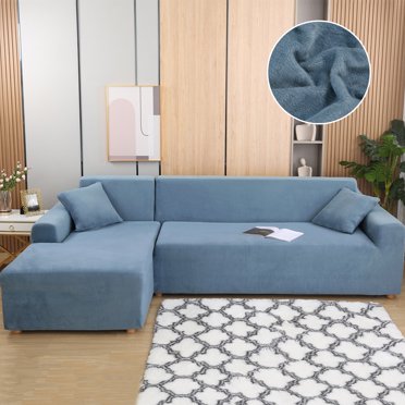 Sanmadrola 3 Piece Stretch Sofa Covers Couch Covers for 2 Cushion Couch ...