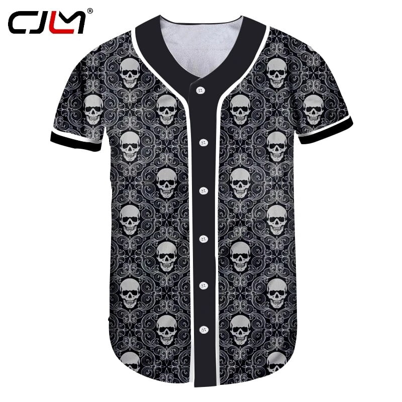 CJLM Man Free Shipping Baseball Shirt Street Style Men's Tshirt 3D ...