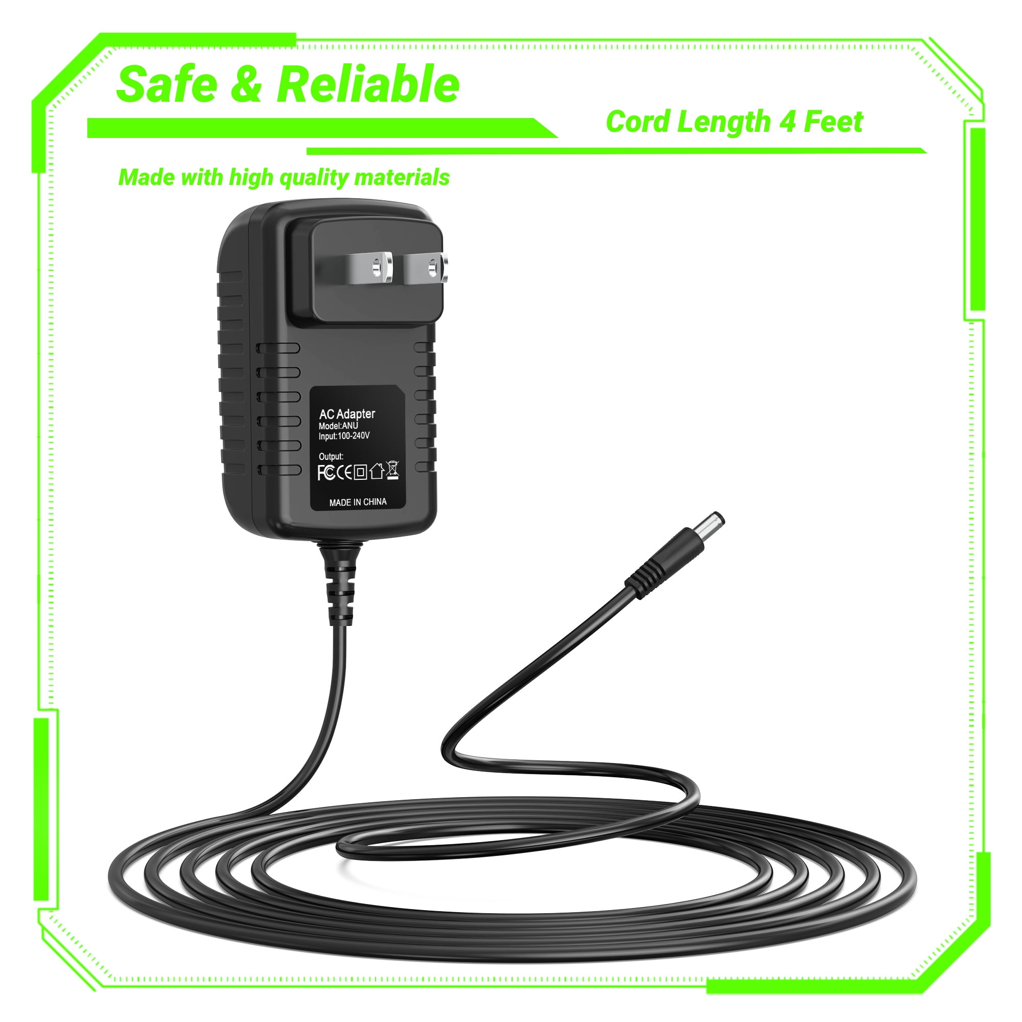 CJP-Geek 1A AC-DC Adapter Compatible for Roland JV-50 JW-50 JX-305 ...