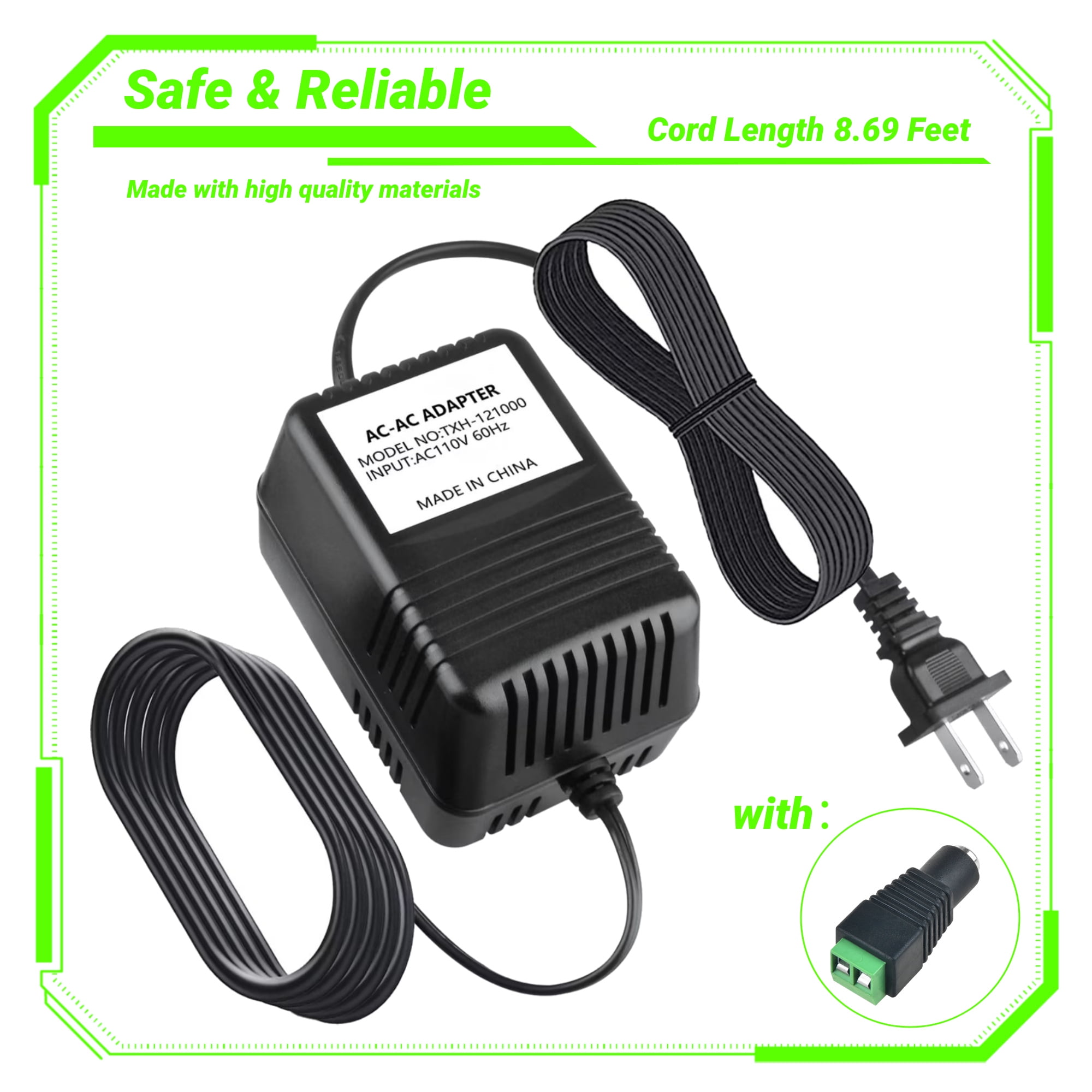 CJP-Geek 24V AC Adapter Replacement for SCO-2080 SCO-2080R SCO-2080RN SCO-2080RHP SC0-2080R 600 ...