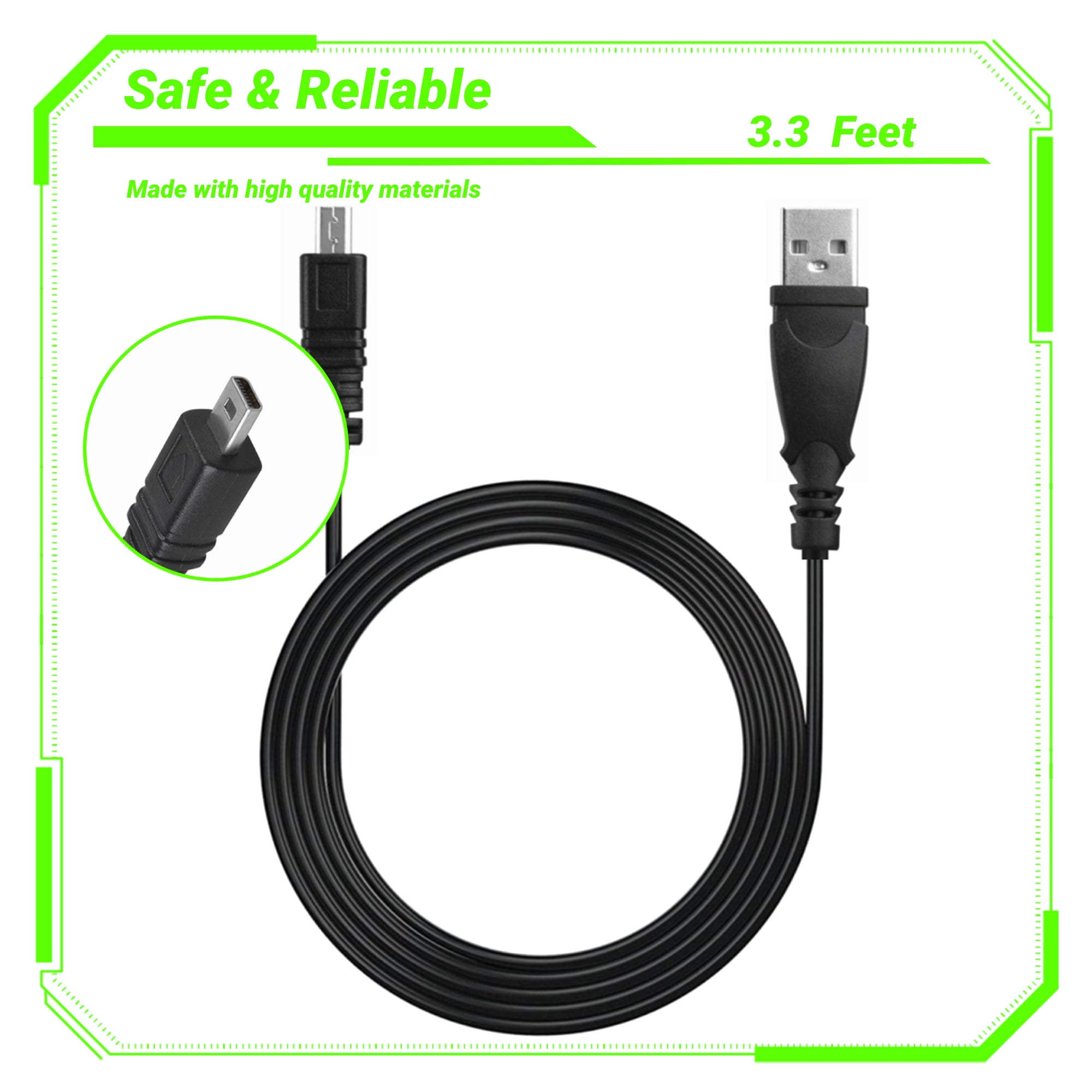 CJP-Geek 3.3ft USB Mini-8pin Computer Data Cable/Cord Compatible for ...