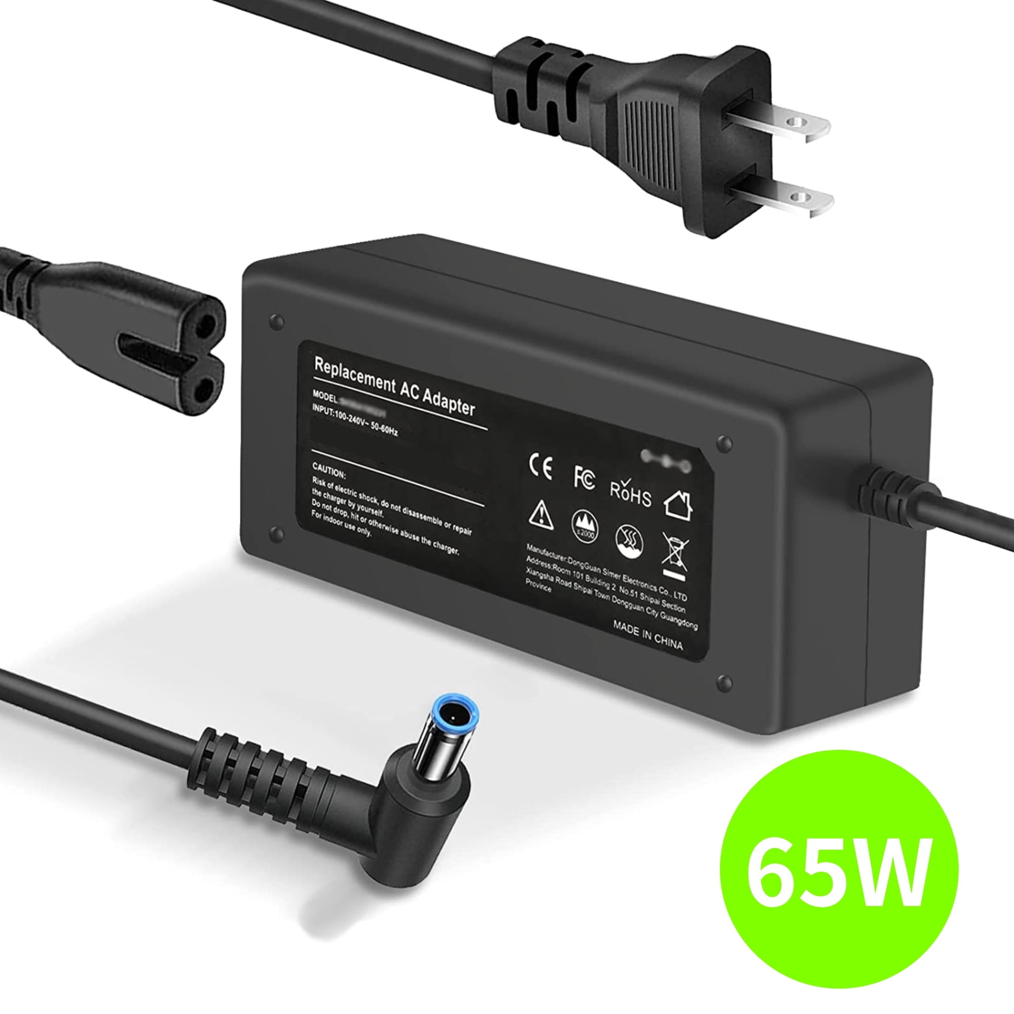 CJP-Geek AC Adapter Charger Compatible for HP 15-dw3035cl 15-dw3045cl ...