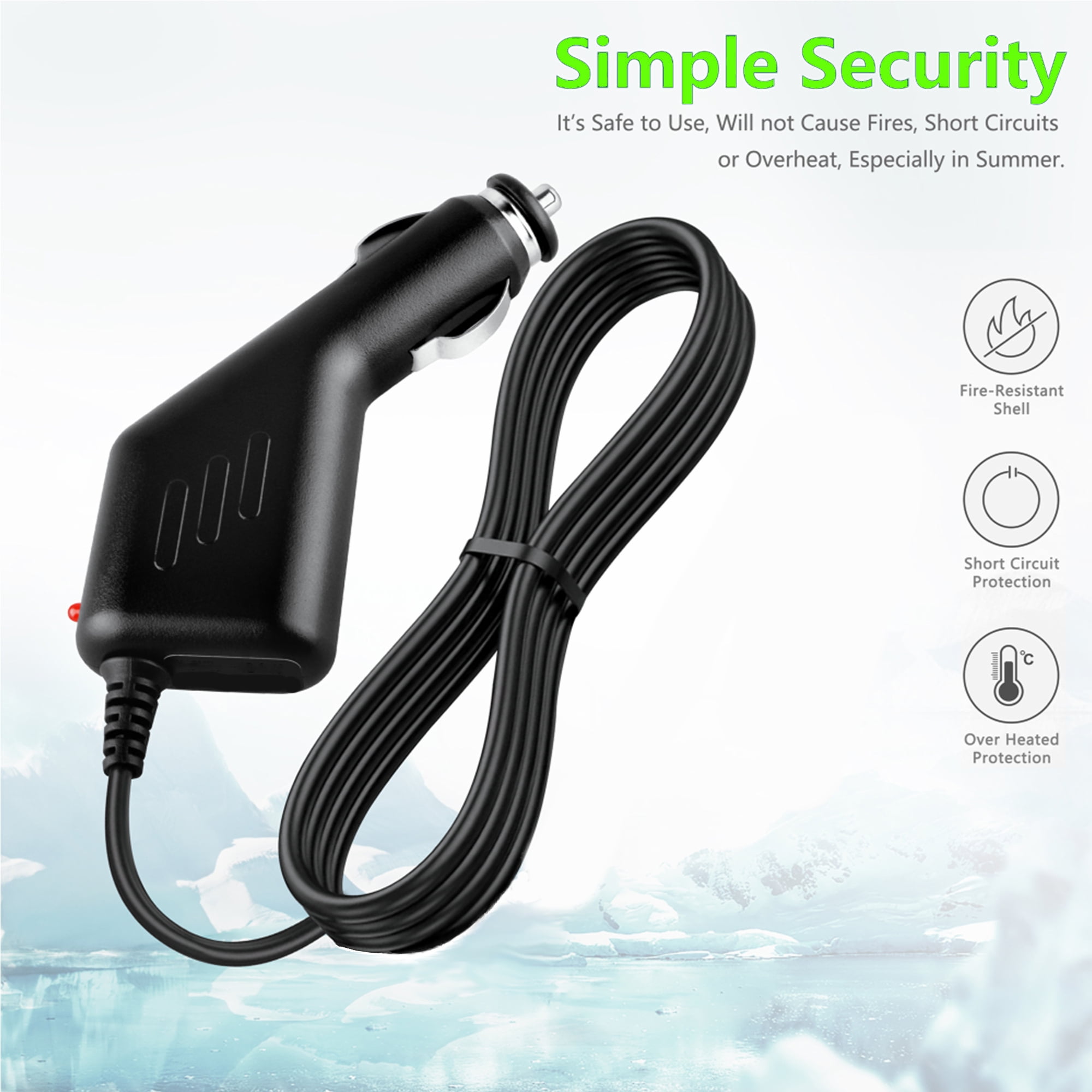CJP-Geek DC Car Cigarette Plug Charger Replacement for ID PRO Plus ...
