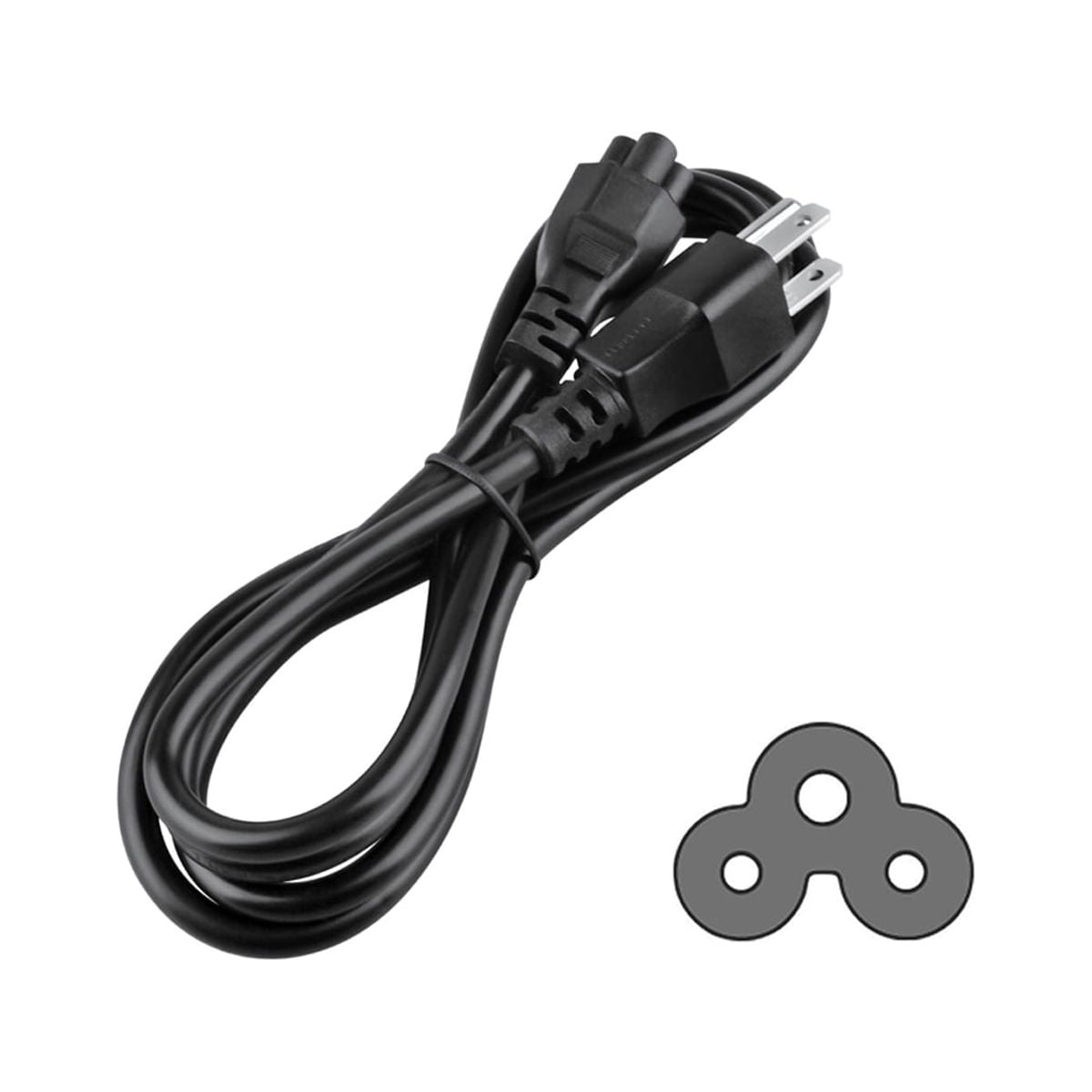 CJP-Geek New 3 Pin (3 Prong) Power Cord Cable Plug For DELL Inspiron ...