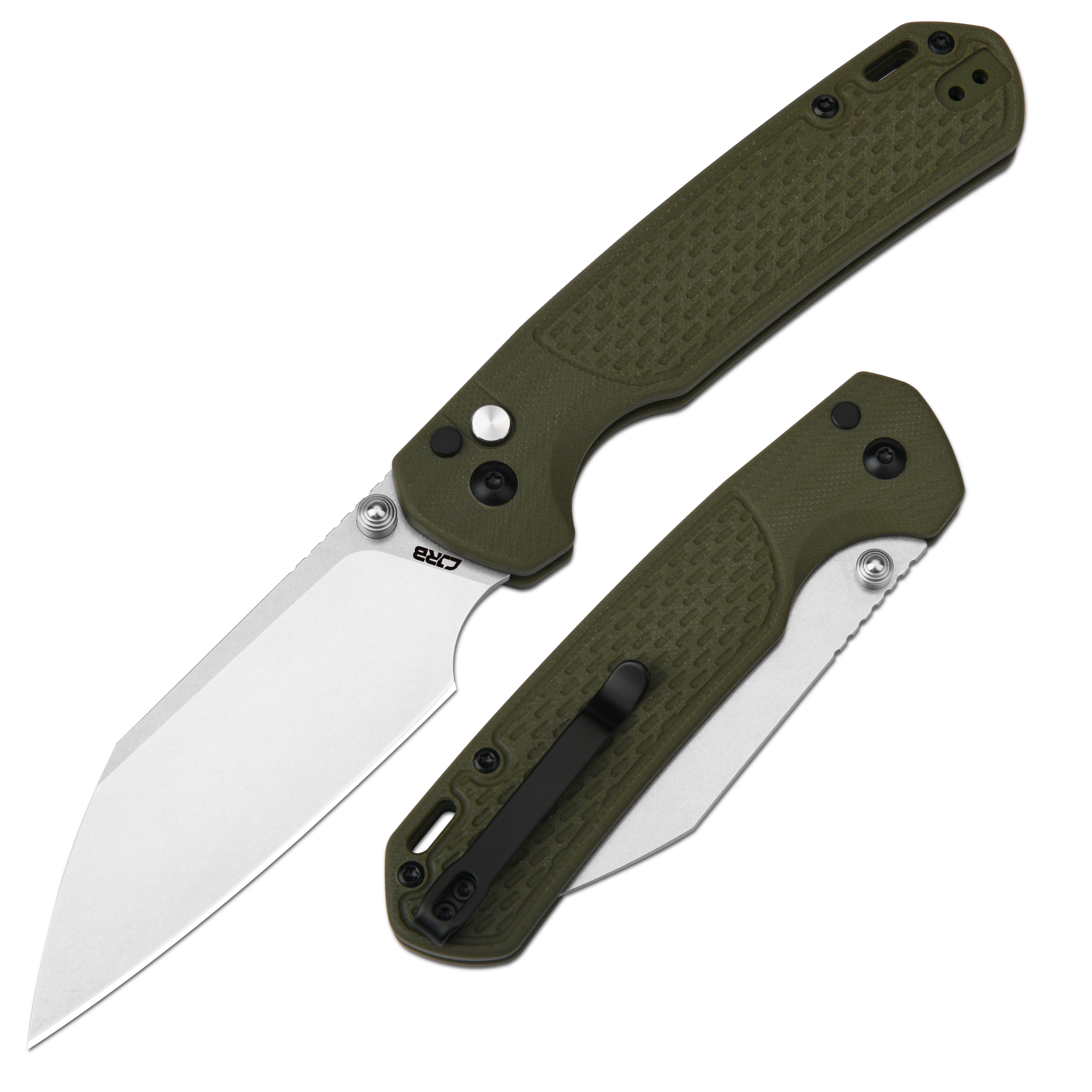 CJRB Large Pyrite-Light Pocket Folding Knife, J1945L-GN - Walmart.com