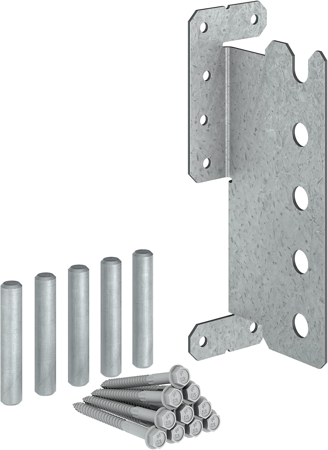 CJT5ZS CJTZ 12-Gauge ZMAX Galvanized Concealed Joist with (5) Short ...