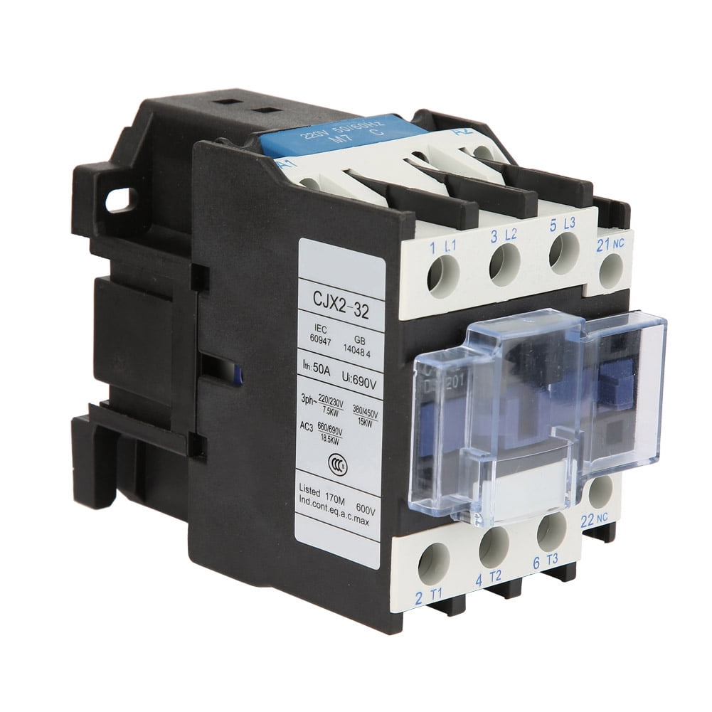 CJX2‑3201 High Sensitivity Industrial Electrical 32A AC Contactor - Walmart.com