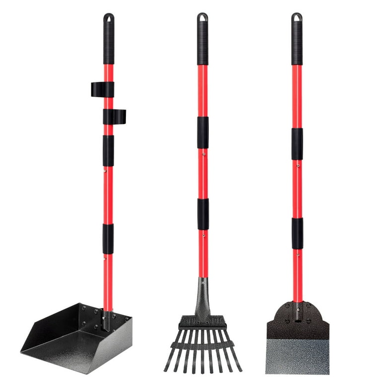 Dog Pooper Scooper With Metal Rake Tray Spade For Large, 40% OFF