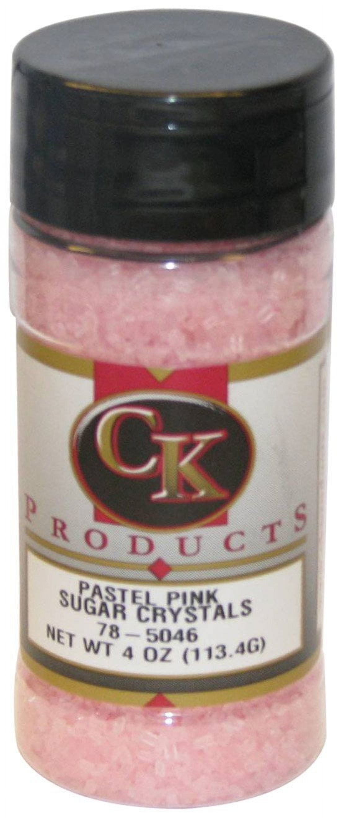 ck products 4 oz sugar crystals pastel pink - Walmart.com