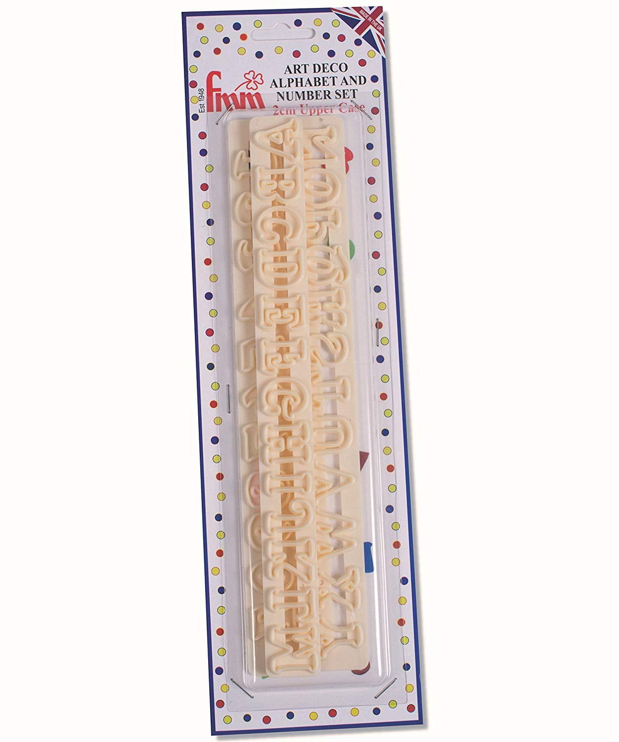 CK Products 43-c280 63398 Fondant Icing Cutter Set 3/Pkg-Alphabet ...