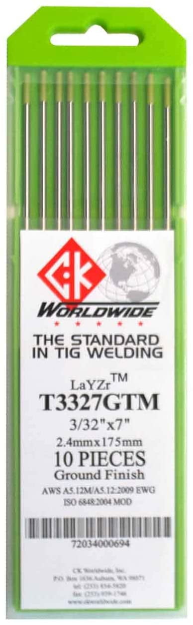 CK Worldwide Layzr™ T3327GTM (Chartreuse) EWG, 2.4mm x 175mm 3/32in x 7in, 10 Pieces - Walmart.com